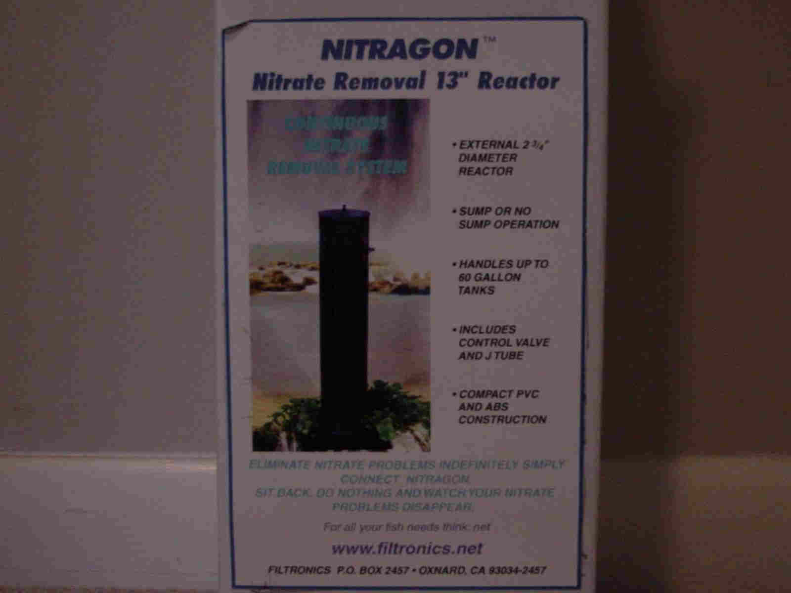 Qty (1) Nitragon Nitrate Removal Reactor / Filter Original box ...
